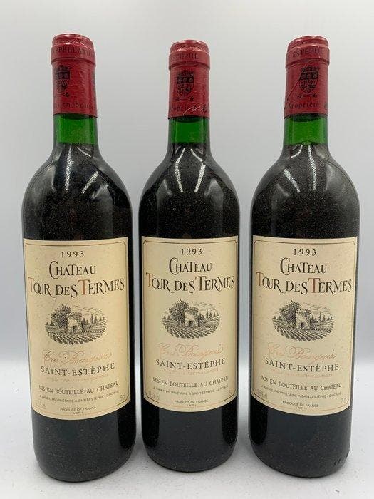≥ 1993 Chateau Tour Des Termes - Saint-Estèphe Cru Bourgeois - — Wijnen ...