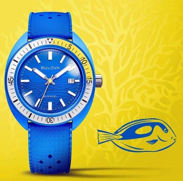 ≥ Bulova - NO RESERVE PRICE - SNORKEL Blue Tang - Hybrid — Horloges ...