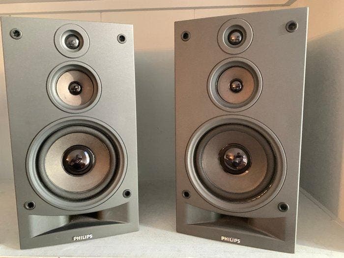 ≥ Philips Vintage Bookshelf Speakers - Compact en Krachtig ...