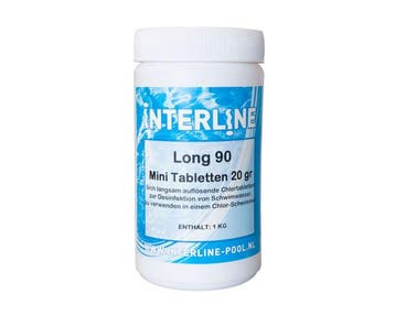 ≥ Interline Chloortabletten 20 grams - 1kg — Zwembad-toebehoren ...