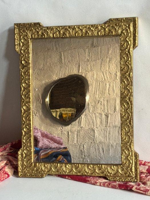 ≥ Spiegel - Hout, Spiegel - Glas, Gips, Hout - Napoleon III ...