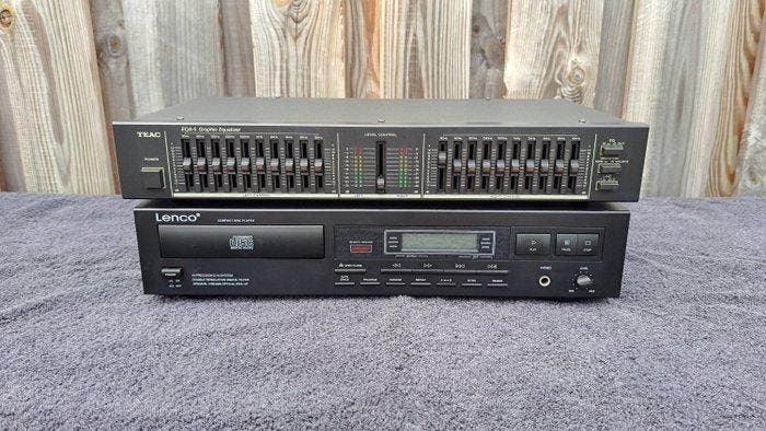 ≥ TEAC, Lenco - EQA-5 Equalizer / CD-3711 CD speler / Stereo — Radio's ...