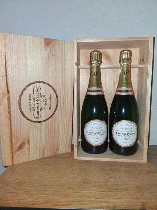 ≥ Laurent-Perrier, La Cuvée - Champagne Brut - 2 Flessen (0.75 — Wijnen ...