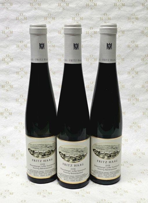 ≥ 2006 Fritz Haag, BA-Brauneberger Juffer Sonnenuhr Riesling - — Wijnen ...