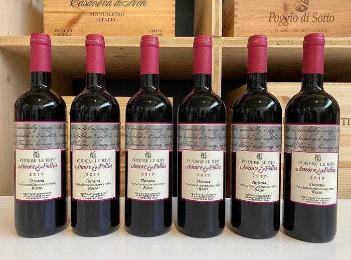 ≥ 2019 Podere Le Ripi Amore e Follia - Toscane IGT - 6 (a1526652351 ...