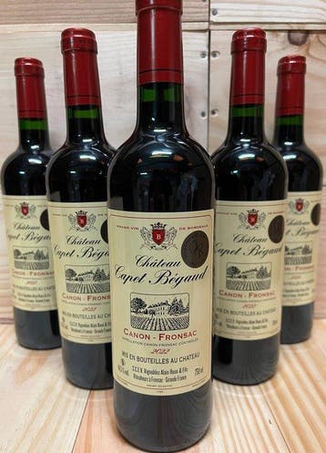 ≥ 2022 Chateau Capet-Bégaud - Canon-Fronsac - 6 Flessen (0.75 — Wijnen ...