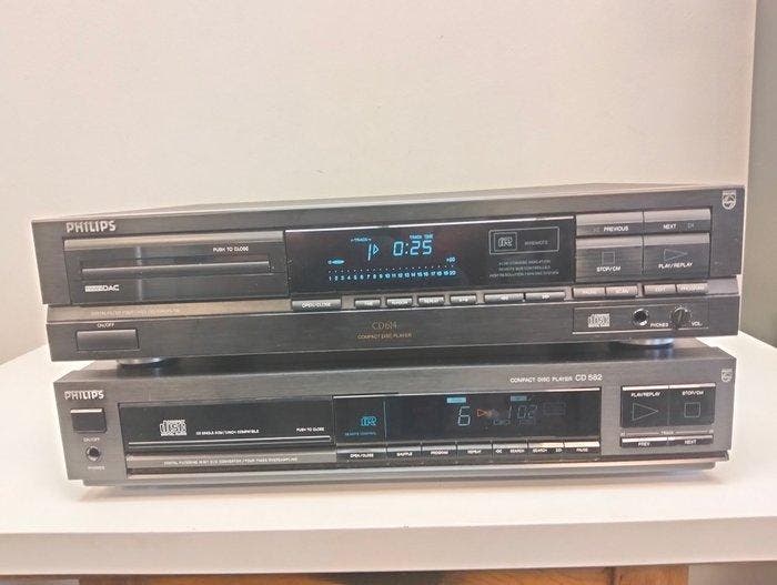 ≥ Philips - CD614 / CD582 Cd-speler - Diverse modellen — Radio's ...