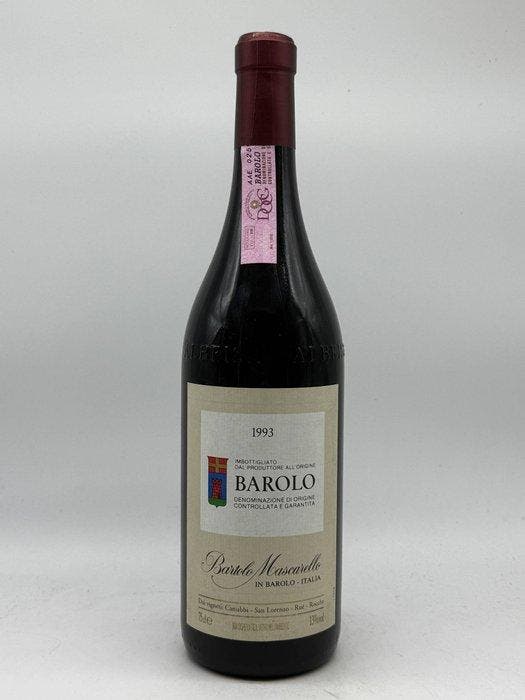 ≥ 1993 Bartolo Mascarello - Barolo DOCG - 1 Fles (0,75 liter) — Wijnen ...