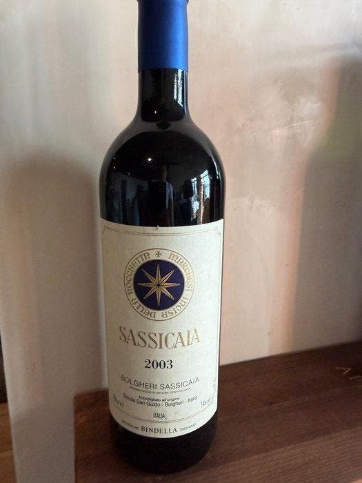 ≥ 2003 Tenuta San Guido, Sassicaia - Bolgheri DOC - 1 Fles — Wijnen ...