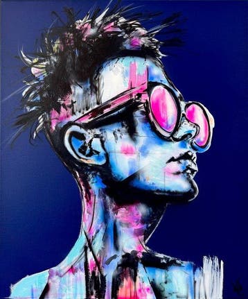 ≥ X-Art - X-Man — Kunst | Schilderijen | Modern — Marktplaats