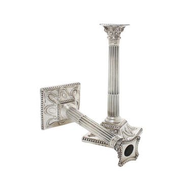≥ John Winter & co, 1776 - Kaarsenhouder (2) - .925 zilver - — Antiek ...