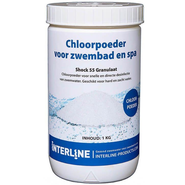 ≥ Interline chloorshock chloorpoeder - 1 kg — Zwembad-toebehoren ...
