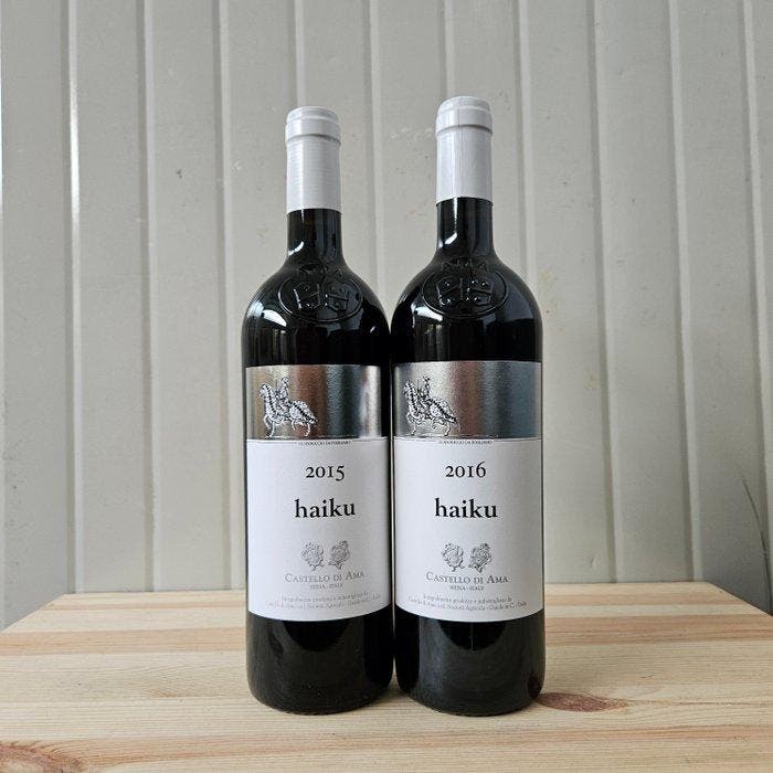≥ 2015 & 2016 Castello di Ama, Haiku - Super Tuscans IGT - 2 — Wijnen ...