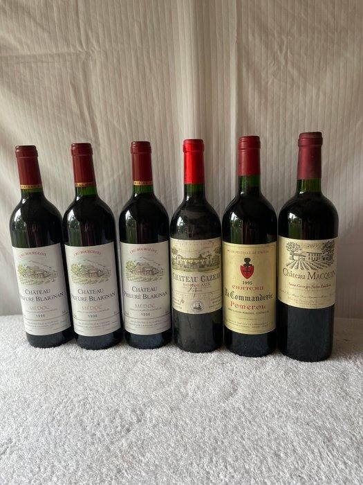 ≥ 1995 Château La Commanderie 2006 Château Gazeau 1996 x 3 — Wijnen ...