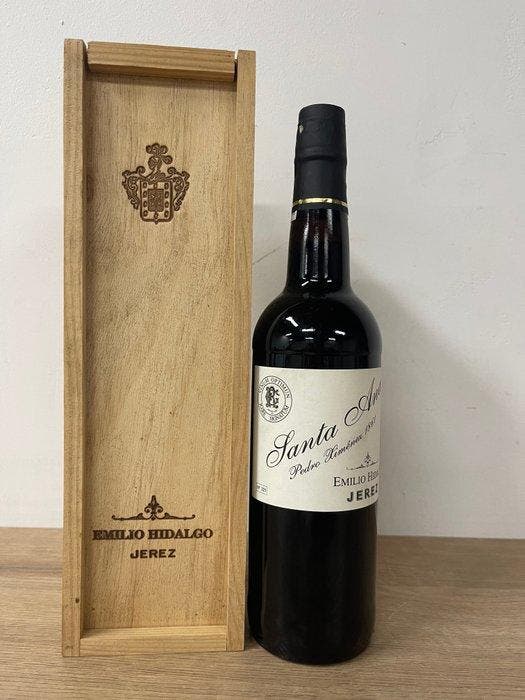 ≥ Emilio Hidalgo Santa Ana 1861 Pedro Ximenez - Jerez - 1 — Wijnen ...