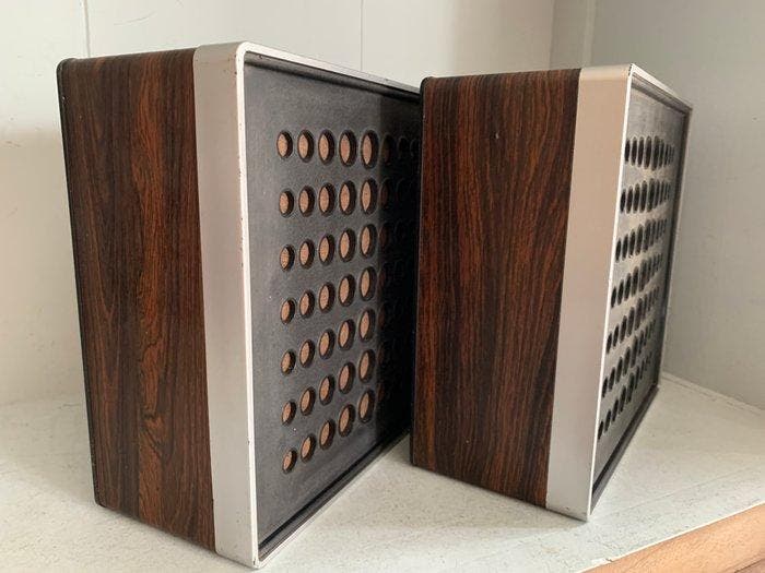 ≥ Philips Vintage jaren ‘70 full-range Dual Cone / Hout -8 Ohm ...