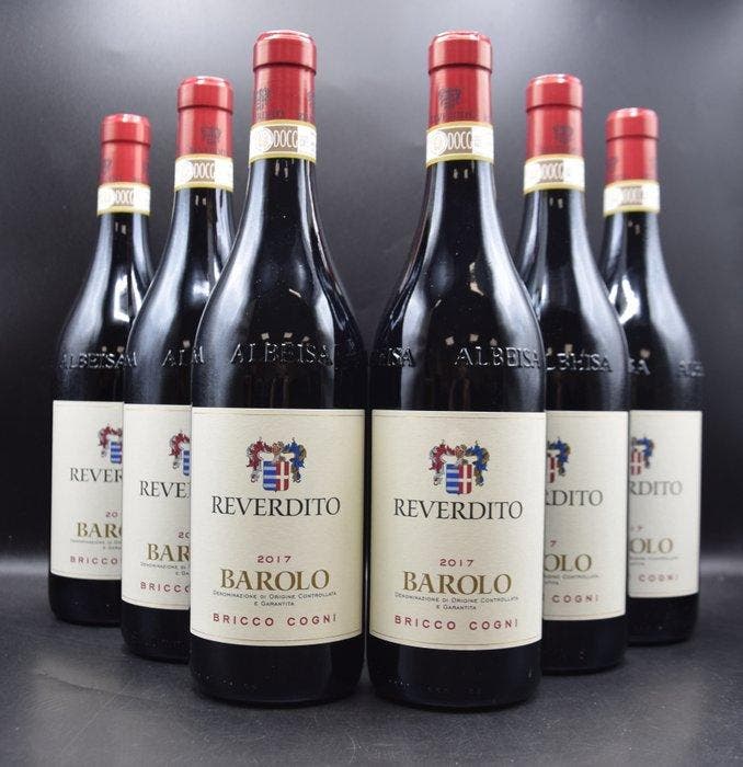 ≥ 2017 Reverdito Bricco Cogni - Barolo DOCG - 6 Flessen — Wijnen ...
