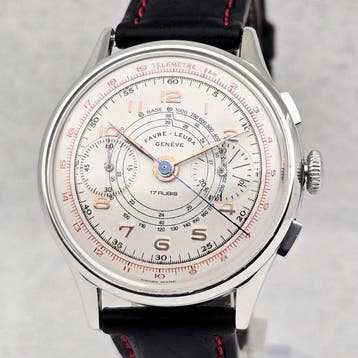 ≥ Chronographe Suisse - Favre-Leuba - Cal. Landeron 48 - — Horloges ...