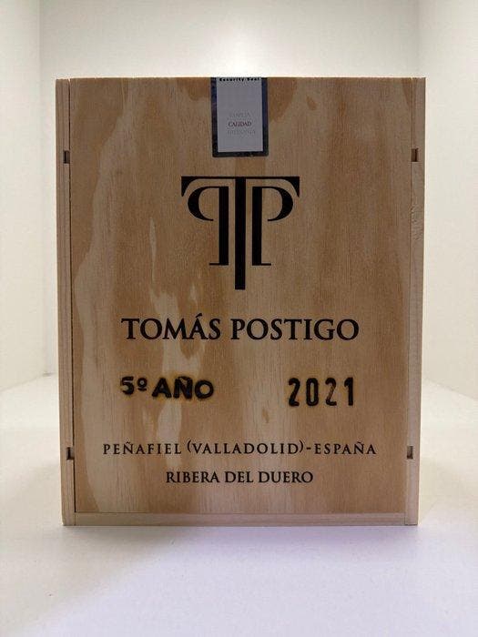 ≥ 2021 Tomás Postigo 5º Año Tinto - Ribera del Duero - 6 — Wijnen ...