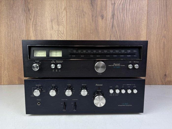 ≥ Sansui - AU-2900 Integrated Amplifier + TU-3900 Tuner — Radio's ...