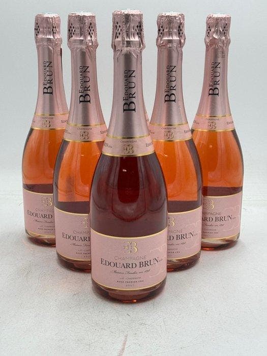 ≥ Edouard Brun, Rosé Premier Cru - Champagne - 6 Flessen (0.75 — Wijnen ...