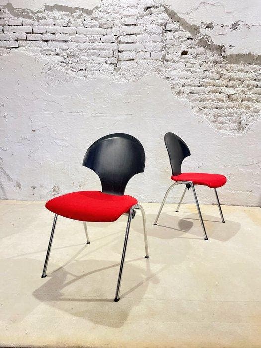 ≥ Kusch & Co. - Stoel (2) - Kusch+Co stoel - Hout, stof, — Antiek ...