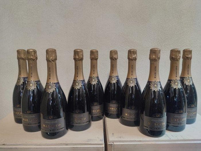 ≥ Marcato, Lessini Durello 120 mesi - Veneto Brut - 10 Flessen — Wijnen ...