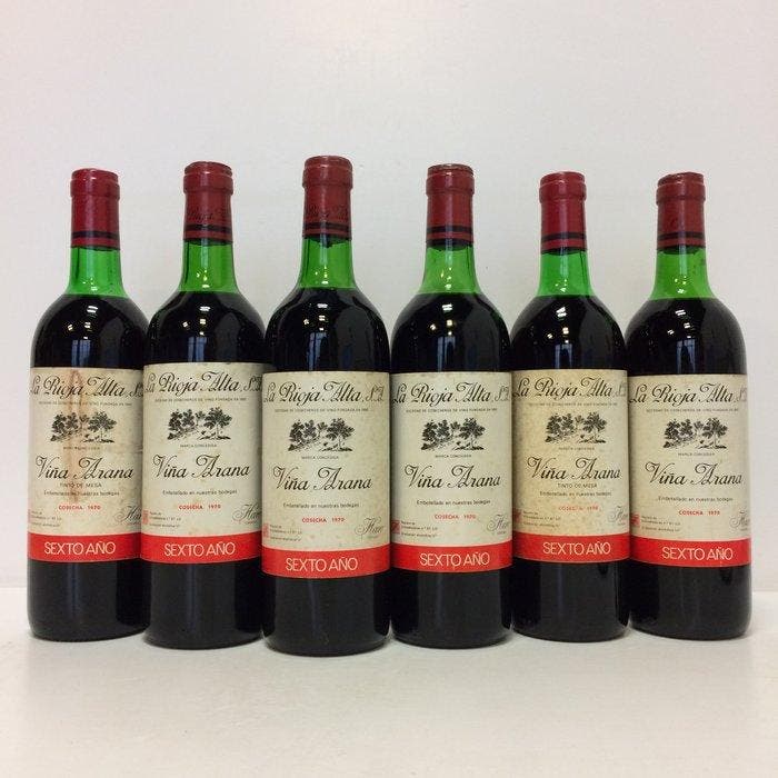 ≥ 1970 La Rioja Alta, Viña Arana Sexto Año - Rioja Reserva - 6 — Wijnen ...
