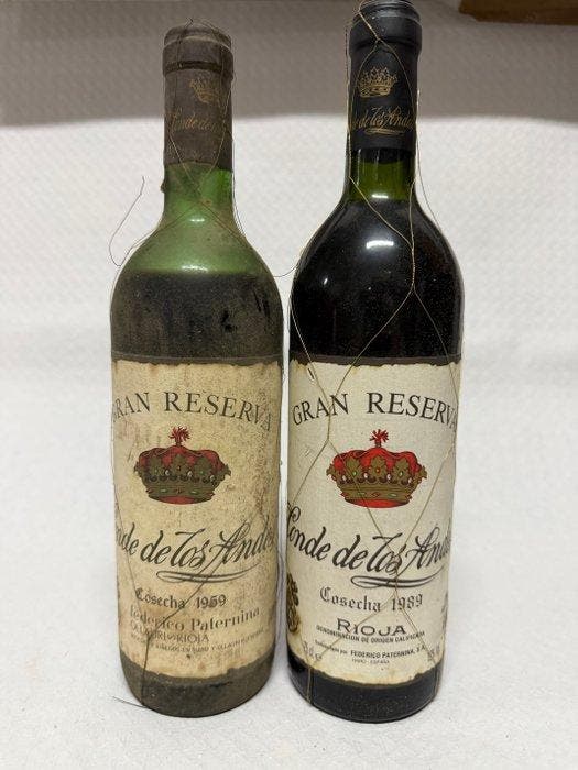 ≥ 1959 & 1989 Federico Paternina, Conde de los Andes - Rioja ...