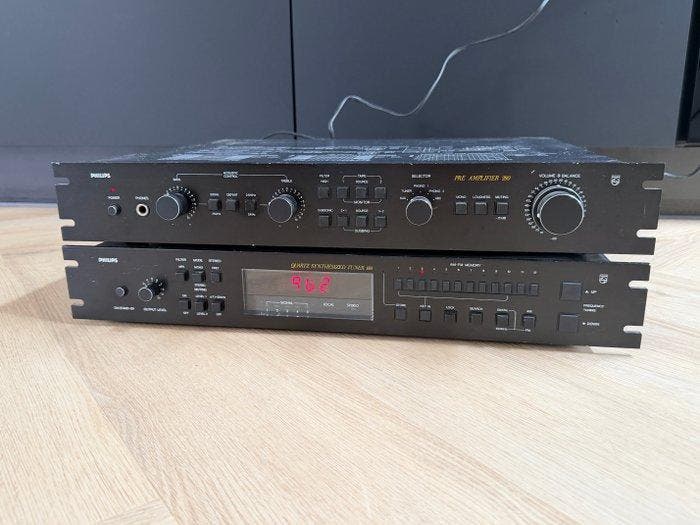 ≥ Philips - Pre Amplifier 180 + Quartz Synthesised Tuner 280 ...