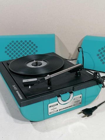 ≥ Schneider - Se 460 space age stéréo Platenspeler — Radio's — Marktplaats