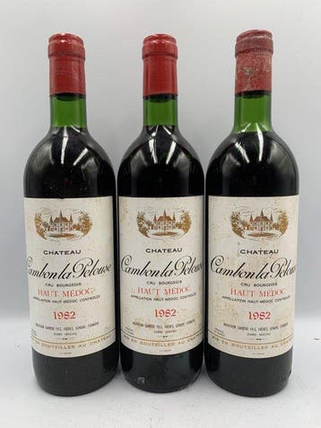 ≥ 1982 Chateau Cambon la Pelouse - Haut-Médoc Cru Bourgeois - — Wijnen ...