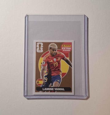 ≥ 2026 Panini USA 2026 World Cup Lamine Yamal Pegatina extra ...