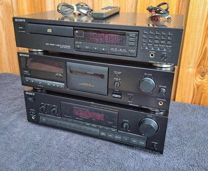 ≥ Sony - STR-GX290 / TC-K311 / CDP-295 Stereoset - Diverse — Radio's ...