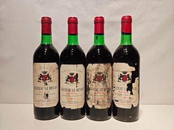 ≥ 1985 Chateau Le Beyan - Haut-Médoc Cru Bourgeois - 4 Flessen — Wijnen ...