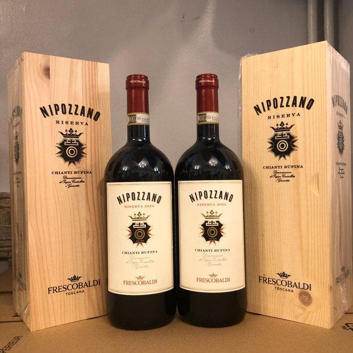 ≥ 2022 Frescobaldi, Nipozzano - Chianti Riserva - 2 Magnums — Wijnen ...
