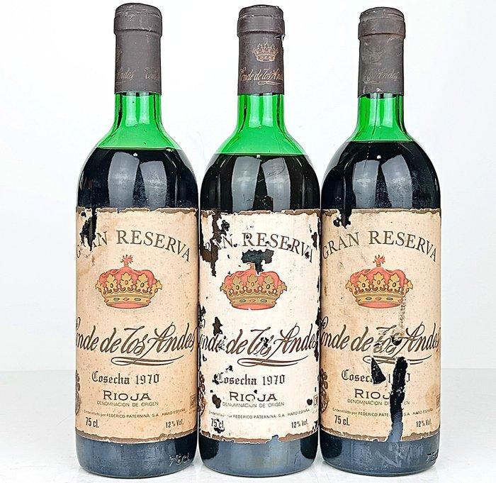 ≥ 1970 Federico Paternina, Conde de los Andes - Rioja Gran (a1526651053 ...